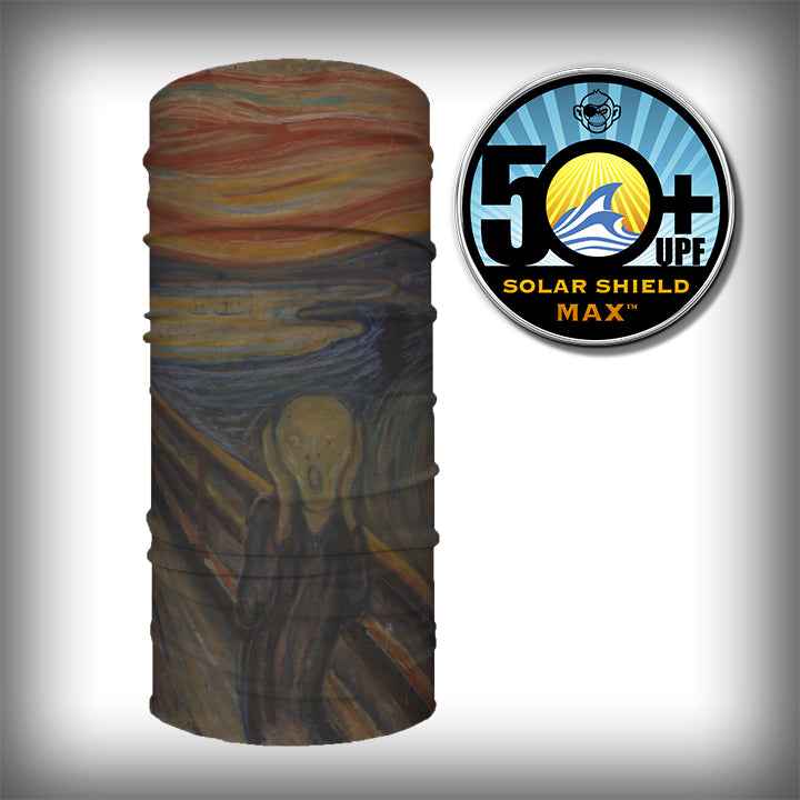 Monk Wrap Neck Gaiter - Face Mask - Bandana - Edvard Munch The Scream ...