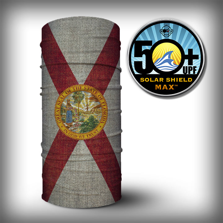 Monk Wrap Neck Gaiter - Face Mask - Bandana - Florida Seal Denim ...
