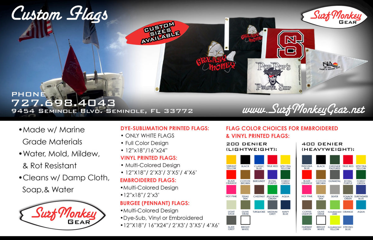 Dog Pirate Flag - Bull Dog Pirate Flag – SurfmonkeyGear