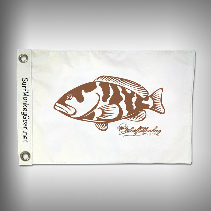 Fish Tournament Flag - Grouper - Marine Grade - Boat Flag – SurfmonkeyGear