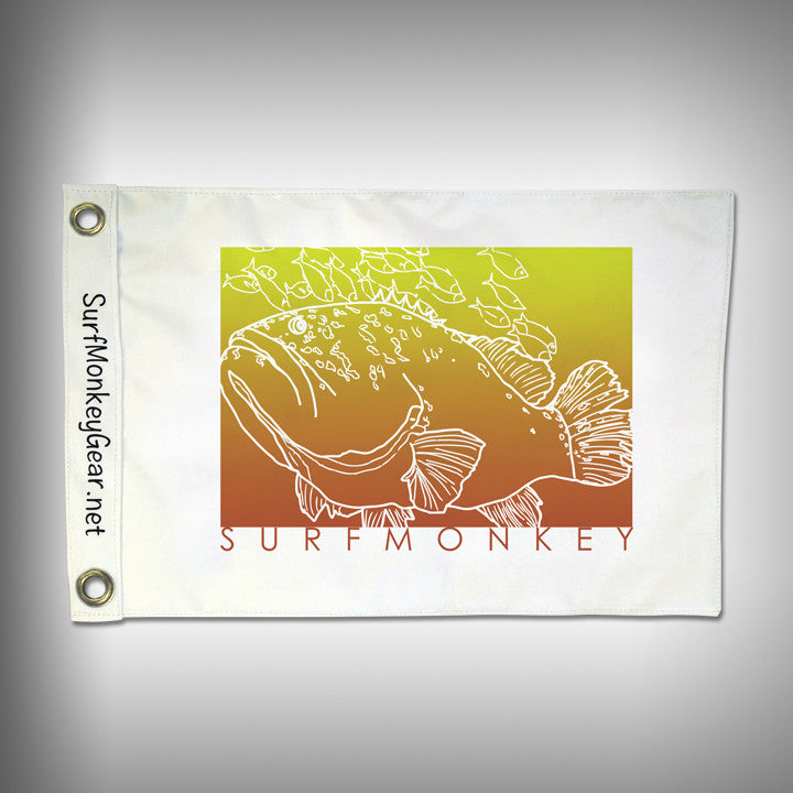Custom Grouper Flag - Marine Grade - Boat Flag – SurfmonkeyGear