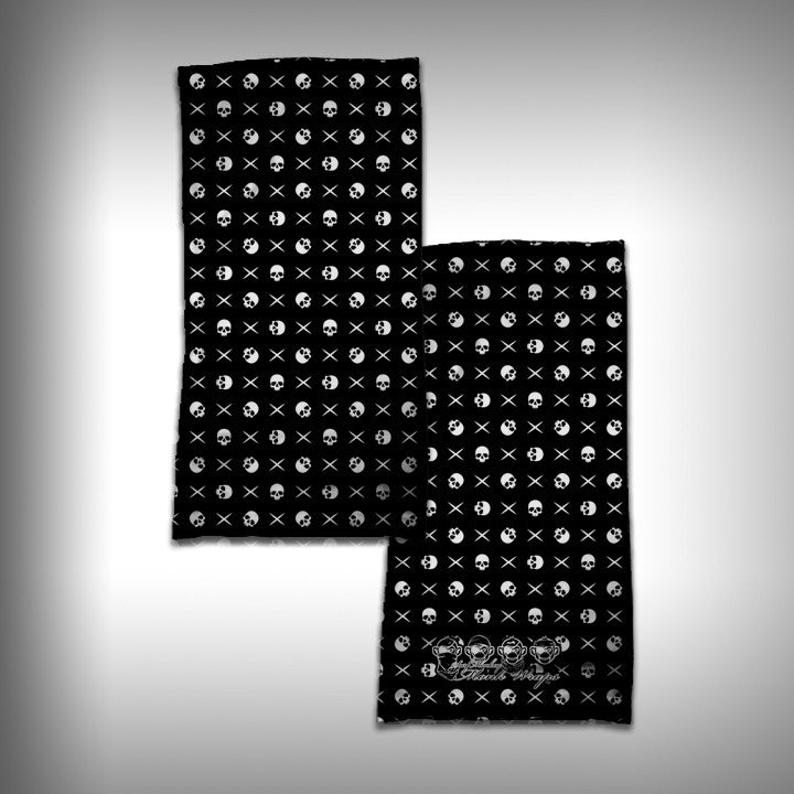 Monk Wrap Neck Gaiter - Face Mask - Bandana - Skull and Cross ...